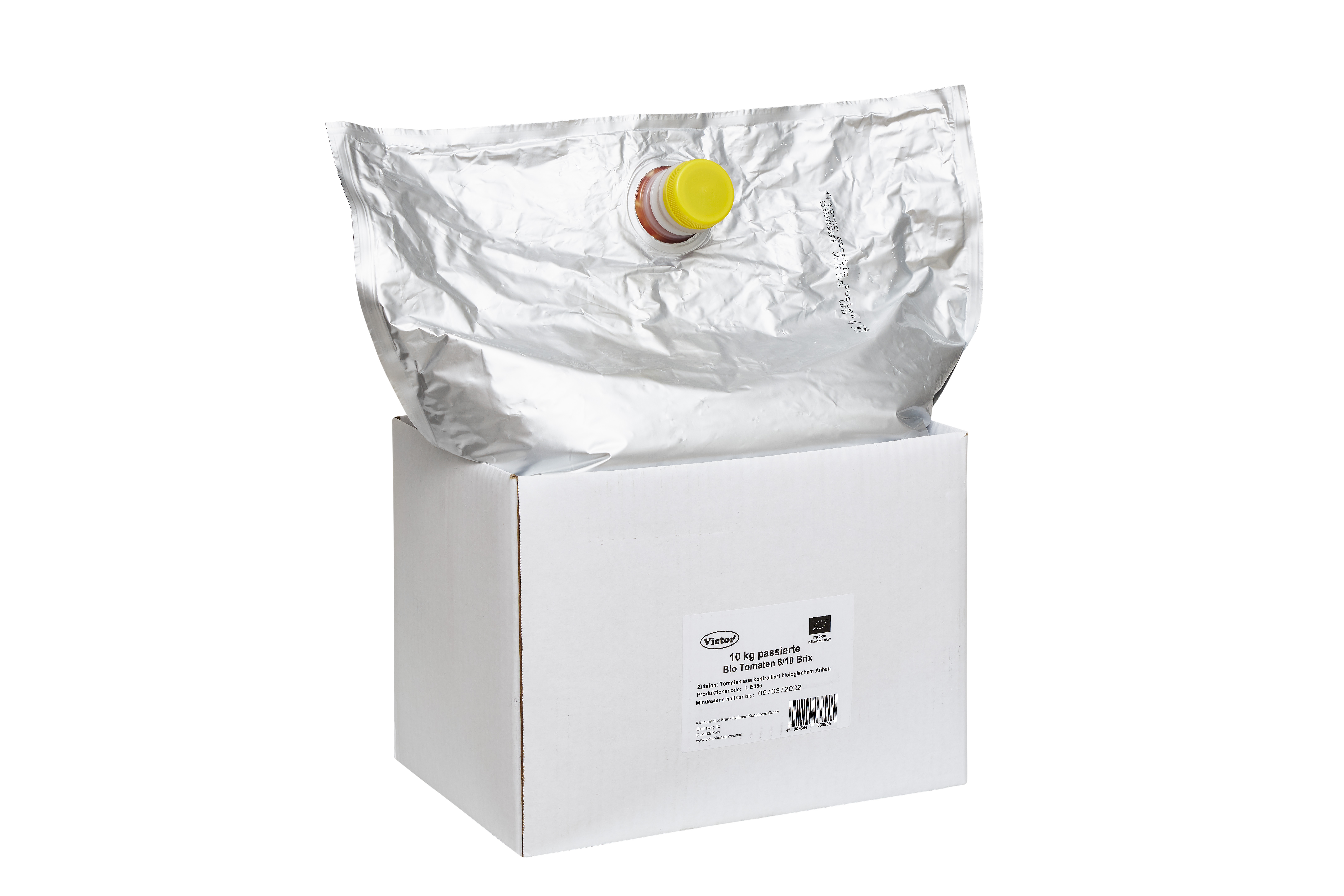 Organic Tomato passata in bag-in-box – 8/10 brix | Frank Hoffmann ...